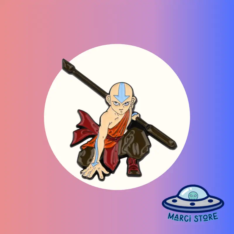 Pin Metálico - Aang el Avatar Pin